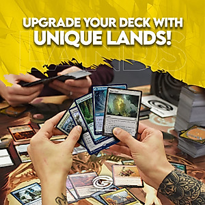 Cosmic Gaming Collections MTG Land Rares Booster Pack - 15 Land Rare Magic Cards Set - Legends, Commanders - High-Value Cards Box to Power Up Your Deck - No Duplicates, No Commons