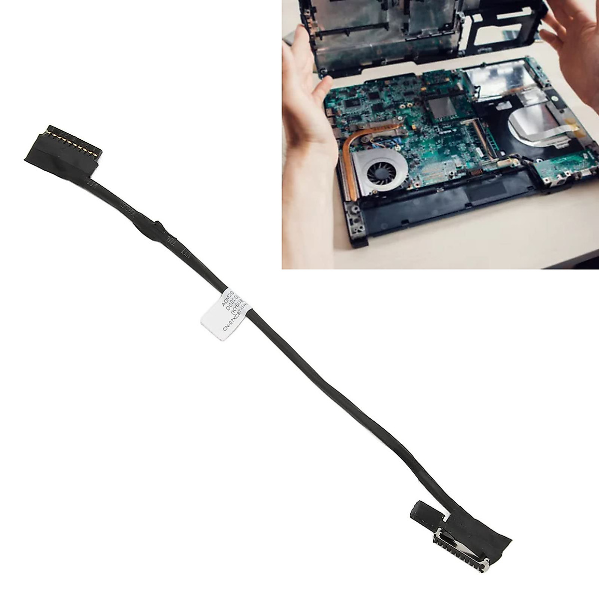 Sxhlseller Professional Replacement Battery Cable for Latitude7480 7490 E7480 E7490 DC02002NI00 with Firm Connector, Copper Wire, Small and Compact Design