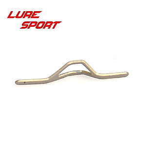 LureSport 10pcs Stainless Steel Dual Trapezoid Hook Keeper DHook for Lure and Fly Rod Building Component Repair DIY Accessory (Silver)