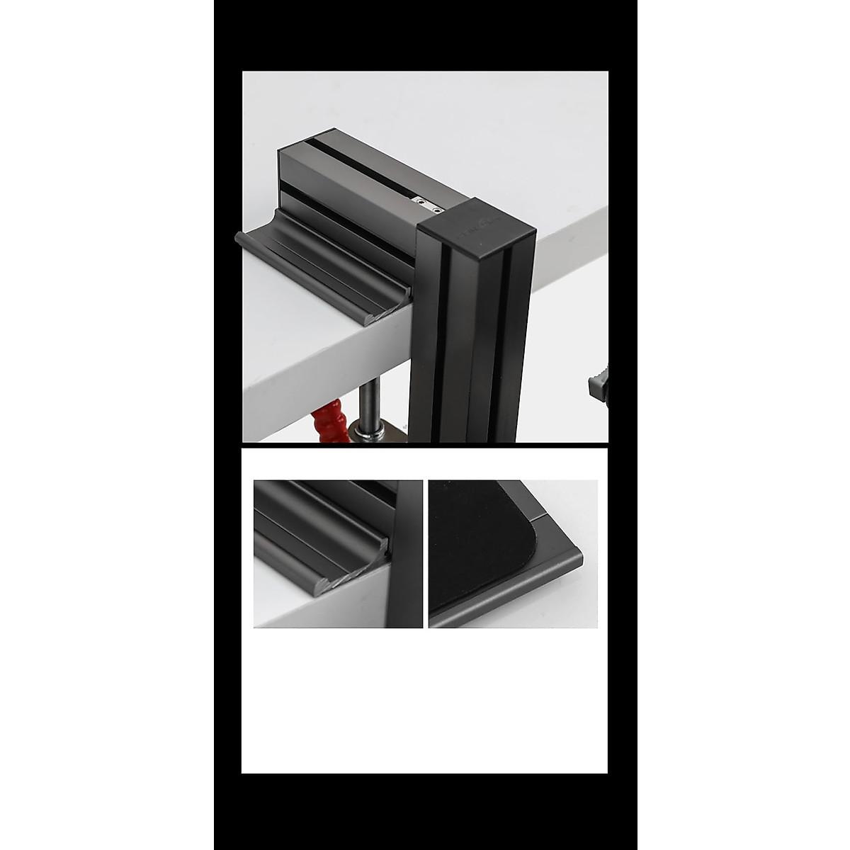 2Set, J-PEIN Desk Mount for Joystick & Throttle - PC Flight Sim Game Support, Adjustable HOTAS System Stand, Durable Gaming Gear Holder, Easy Setup