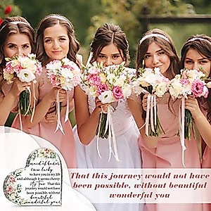 Maid of Honor Gifts Maid of Honor Gifts from the Bride Bridal Party Gifts Maid of Honor Proposal Gifts Bridesmaid Proposal Gifts Acrylic Heart Maid of Honor Wedding Keepsake