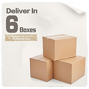 XIZZI Patio Furniture with Swivel Rocking Chairs,10 PCS Outdoor Sectional Sofa with 42" 50000 BTU Propane Fire Pit Table and Side Table,All Weather PE Rattan Outside Conversation Set (Denim Blue)