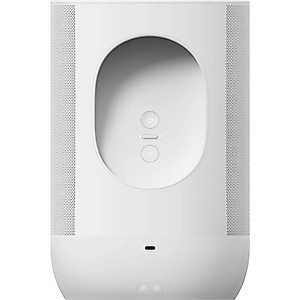 Sonos Move - Battery-Powered Smart Wi-Fi and Bluetooth Speaker with Alexa Built-in - Lunar White (2-Pack)