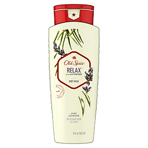 Old Spice Mens Body Wash Relax With Lavender 16 Oz