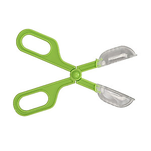 Reptile Feeding Clamp, Amphibian Terrarium Feeding and Cleaning Tool Reptile Poop Scoop, Multipurpose Reptile Feeding Claw Collector Reptile Feeding Clip with Vents for Tortoise Lizard Spider(Green)