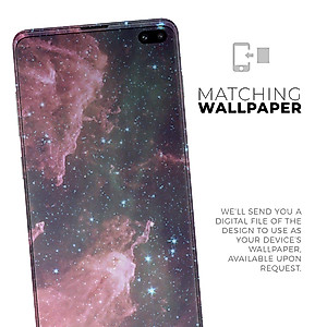 DesignSkinz Vibrant Deep Space Protective Vinyl Decal Wrap Skin Cover Compatible with The Samsung Galaxy S20 (Screen Trim & Back Glass Skin)