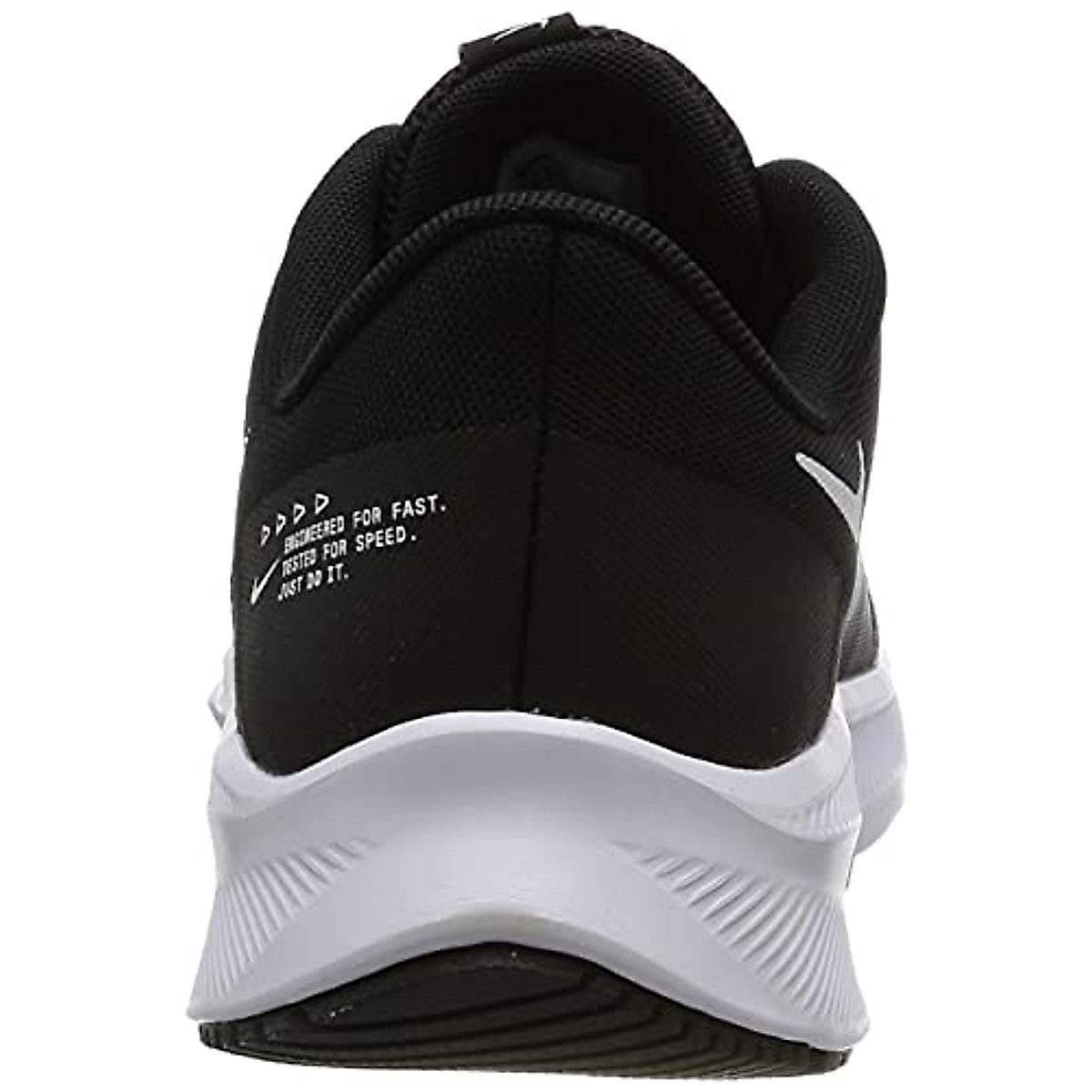 Nike Women's Race Running Shoe, Black White Hyper Pink Dk Smoke Grey, 6