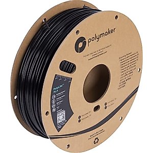2.85mm(3mm) PLA Filament 2.85mm, 1kg High Rigidity Black PLA 2.85 - Polymaker PolyLite PLA 3D Printer Filament Black, Print with 2.85mm Openning 3D Printers Only