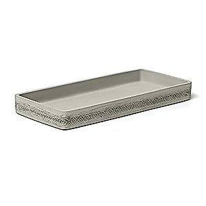 Concrete Tray, Bathroom Trays for Counter, Stone Tray, Cement Tray, Vanity Trays for Bathroom and Home Decor, 11L x 4.9W x 1.1H inches