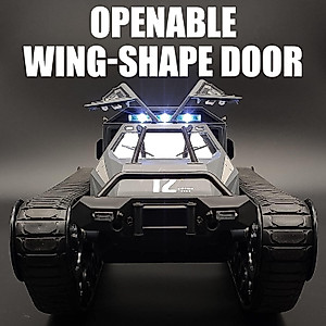 RACENT RC Tank 1:12 Scale All Terrain Remote Control Cars for Adults Monster Truck Remote Control Crawler RC Car 2.4Ghz High Speed RC Trucks with 2 Batteries Toy Gifts for Kids & Adult