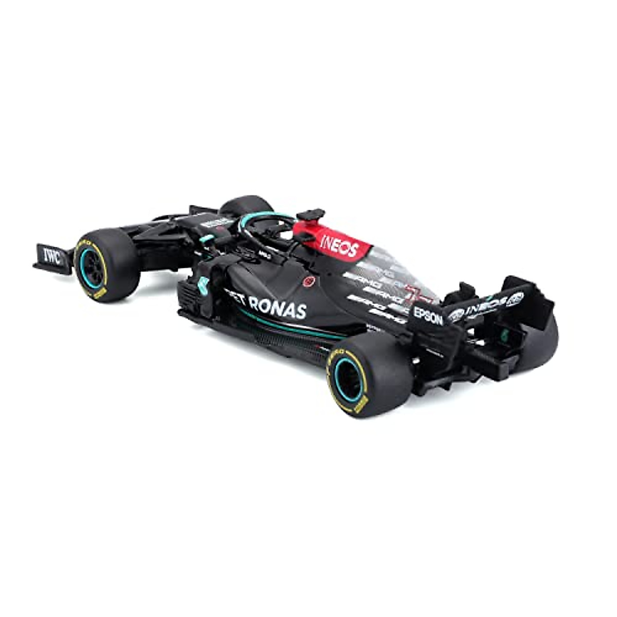 Bburago B18-38038B 1:43 F1 Mercedes AMG W12 E-Performance BOTTAS, Assorted Designs and Colours