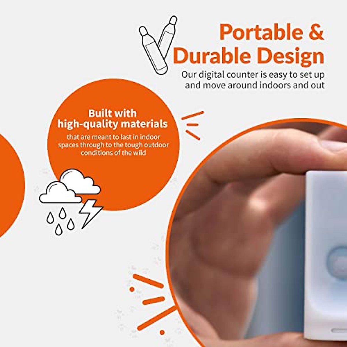 Goodnature Digital Strike Counter, Counter for A24 Rat & Mouse Traps, Fits All A24 Traps