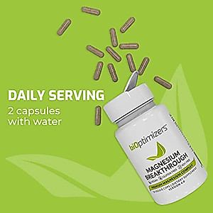 Magnesium Breakthrough Supplement 4.0 - Has 7 Forms of Magnesium: Glycinate, Malate, Citrate, and More - Natural Sleep and Brain Supplement - 30 Capsules
