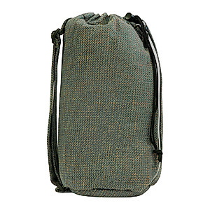 DIME BAGS - Drawstring Tube, Padded Bag, 5 Compartments, w/Shoulder Strap, Convenient, Durable (Aqua, 14")
