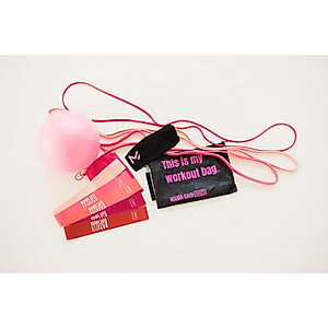 Mama Said Move Resistance Bands Set, Strength Training equipment for Women, Mini Band Resistance Set (5pcs), Long Band Resistance Set(3pcs), 9in Stability Ball, Postpartum Recovery