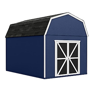 Handy Home Products Braymore 10x16 Do-It-Yourself Wooden Storage Shed with Floor