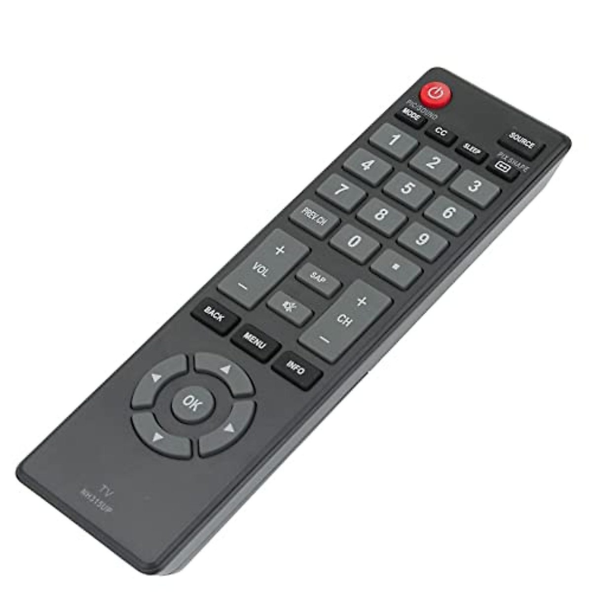 Replacement Remote Control for Sanyo TV NH316UD FW32D06F FW32D06F-B FW40D48F FW40D36F FW40D36F-B FW43D25F FW50D36F FW55D25F FW55D25F-B