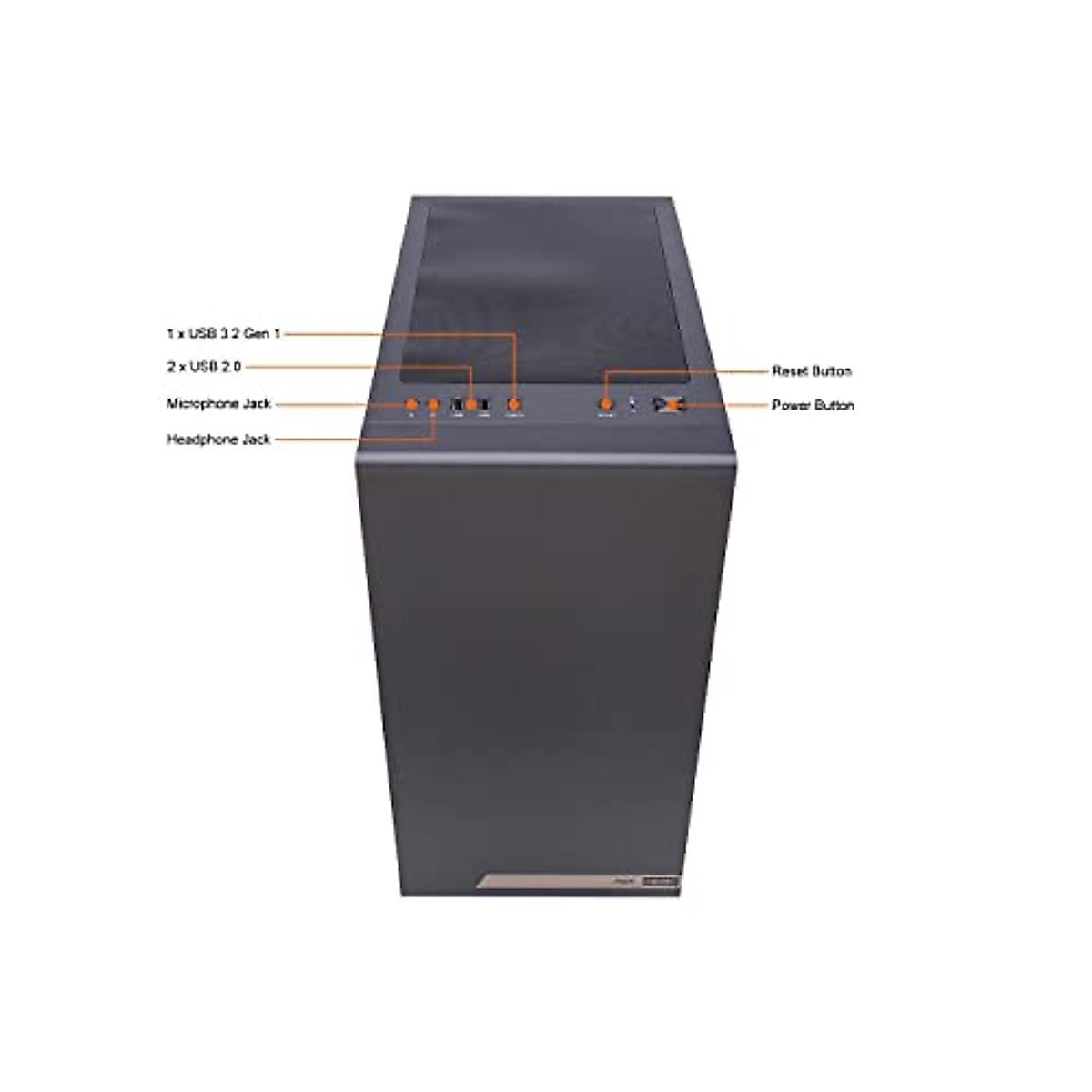 ZOTAC Gaming MEK Hero G1 A5636 Gaming PC Desktop AMD Ryzen 5 5600X, GeForce RTX 3060 12GB, 16GB 3200MHz DDR4, 500GB M.2 NVMe SSD + 1TB 7200 RPM HDD, WiFi + Bluetooth RGB -‎ GH3060A5600X01BA-U-W2B