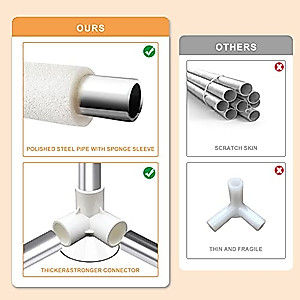 Global V-Bien Baby Playpen, 79" X 71" Extra Large Baby Play Yards with Mat, Safety Play Pens for Babies and Toddlers, Indoor&Outdoor Baby Girl Fence Play Pin Area with Zipper Gate/Visible Mesh