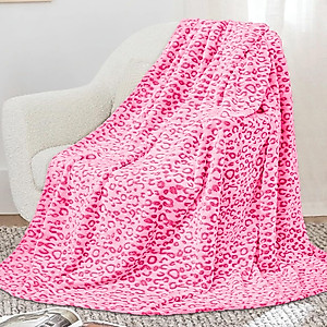 Warm Blanket Pink Soft Fleece Blankets Fuzzy Small Throw Blankets for Kids Girls Toddlers