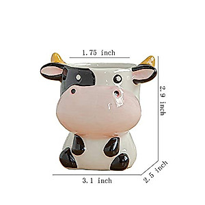 Gaolinci Mini Cute Ceramic Animal Flower Pot Succulent Plant Pot