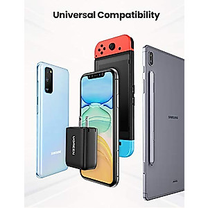 UGREEN Quick Charge 36W Dual Wall Charger QC 3.0 USB Wall Charger Fast Charging Adapter Compatible for Samsung Galaxy S20 S10 S9 S8 Note 10 9 iPhone iPad LG HTC and More