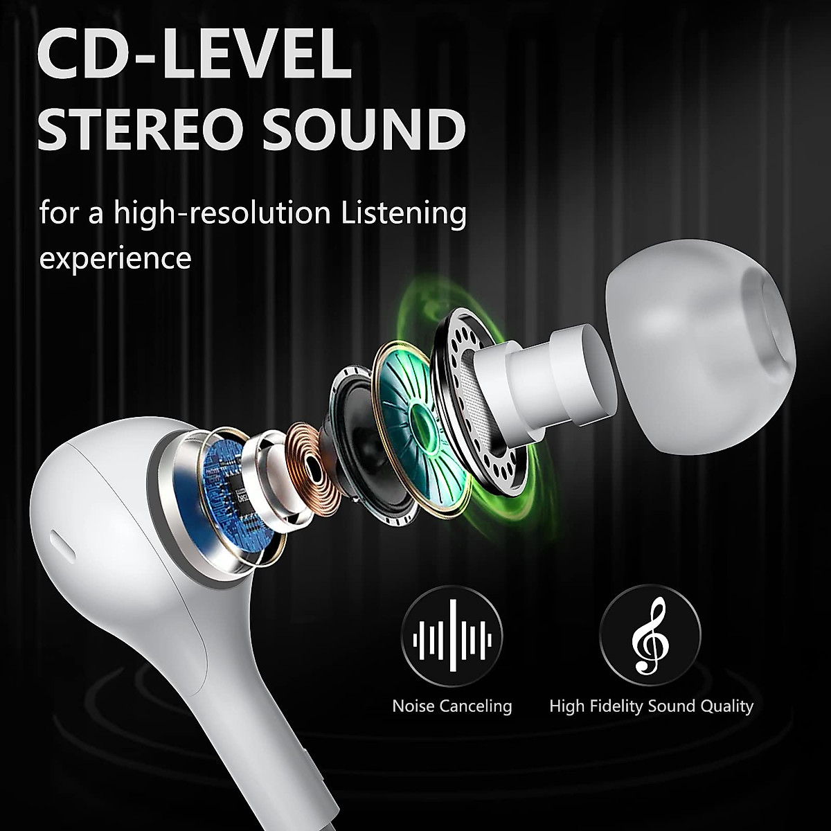 Bluetooth Neckband Headphones for Samsung S24 S23 FE in-Ear Magnetic Earbuds Noise Canceling Bass Stereo Sound Mic Wireless Headset for iPhone 14 15 Pro Max Galaxy Z Fold 5 4 Flip 3 S22 S21 Pixel 8 7