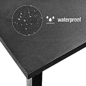 BOLUO 39 inch Black Computer Desk for Small Space Study Writing Desk Home Office Table Work PC Simple Modern Deak with Storage Bag 40"