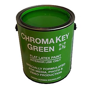 ChromaKey Green Paint 1 Gallon Green Screen Equivalent
