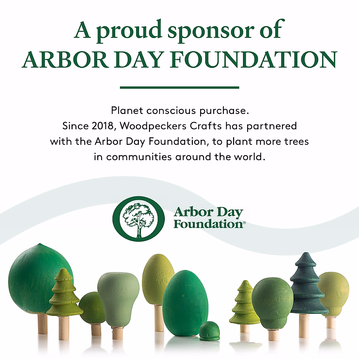 Wooden 8" Fan Handles, Wedding Programs, or Paint Mixing, Pack 100, Jumbo Craft Popsicle Sticks for Auction Bid Paddles, Wooden Wavy Flat Stems for Any DIY Crafting Supplies Kit, by Woodpeckers