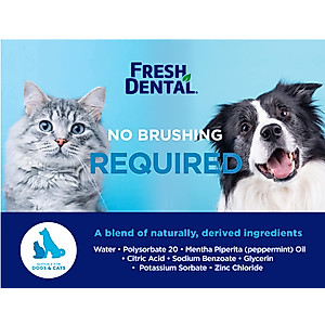 Naturel Promise Fresh Dental Clean Teeth Dental Wipes for Pets, 50 Count, Fresh Mint - Helps Remove Plaque, Tartar & Freshen Breath - Made in The USA