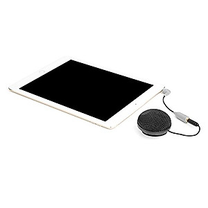 BOYA BY-MM2 Professional Omnidirectional Stereo Microphone Table Top Conference Mic with Furry Windshield for iPhone 8 8 plus, iPad Canon Nikon Sony DSLR Camera