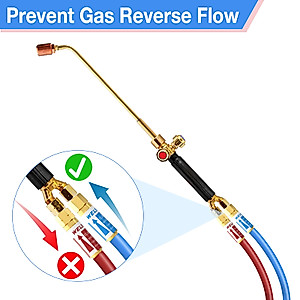 Welspo Oxygen Acetylene Flashback Arrestors Set 9/16-18 Threads for Torch