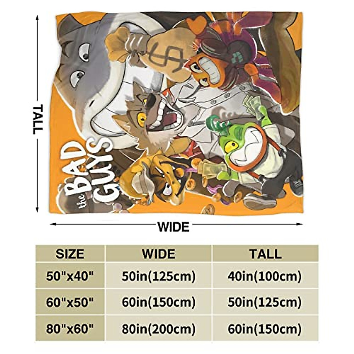 BADUDGUYSR Anime Movie Blanket Flannel Fleece Throw Blankets for Sofa Bed Couch Bedroom Decor 50 in X 40 in Black2 50 inch x40 inch