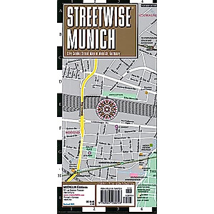 Streetwise Munich Map - Laminated City Center Street Map of Munich, Germany (Michelin Streetwise Maps)
