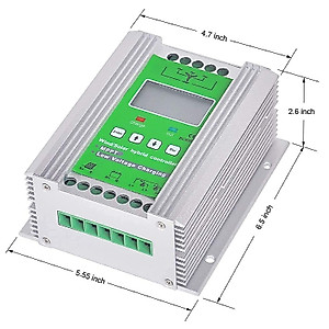 AALGO Wind Turbine Solar Hybrid Charge System 3000W-8000W,MPPT Charge Controller,12V/24V/48V Battery Off Grid Controller,Wind Turbine,Solar Panel,Regulator,Unloader,48V-8000W