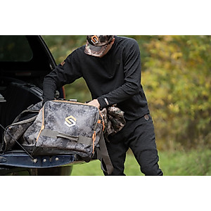 ScentLok Bowhunter Elite:1 Trek Merino Wool Base Layer Thermal Pants for Men (Blackout, Large)