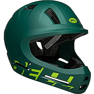 Bell Drop Youth BMX Bike and Skate Helmet, Green