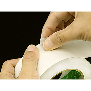 Nichiban 102N5-50 Cloth Tape, 2.0 inches (50 mm) x 86.5 ft (25 m) Roll, White