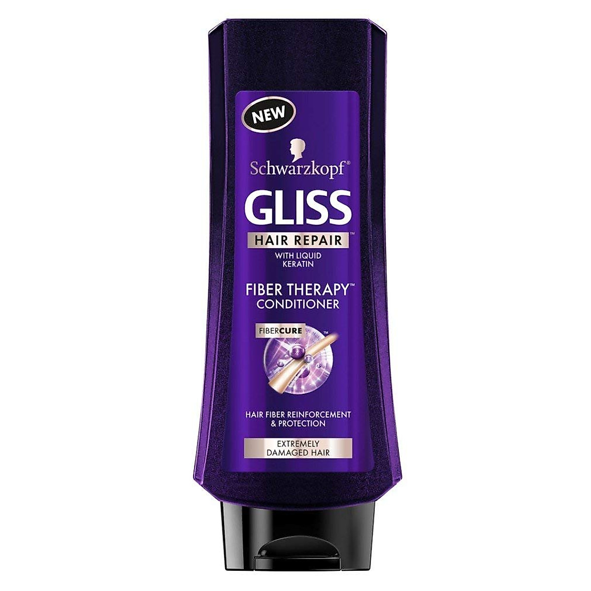 Gliss Conditioner Fiber Therapy 13.6 Ounce (402ml) (2 Pack)