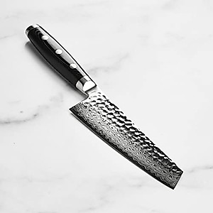 Enso HD 5.5" Prep Knife - Made in Japan - VG10 Hammered Damascus Stainless Steel Utility Knife