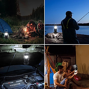 2024 Upgrade Solar Powered Camping Lantern with Fan - Stay Cool and Well-lit During Outdoor Adventures with This Versatile Lantern Featuring a Built-in Fan for Added Comfort.