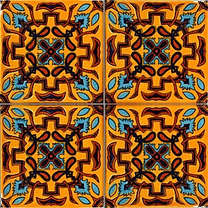 2x2 36 pcs Comala Talavera Mexican Tile