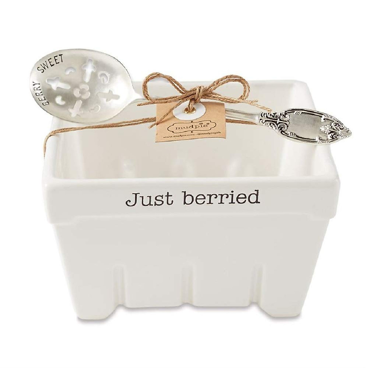 Mud Pie Just Berried Basket Set of 2