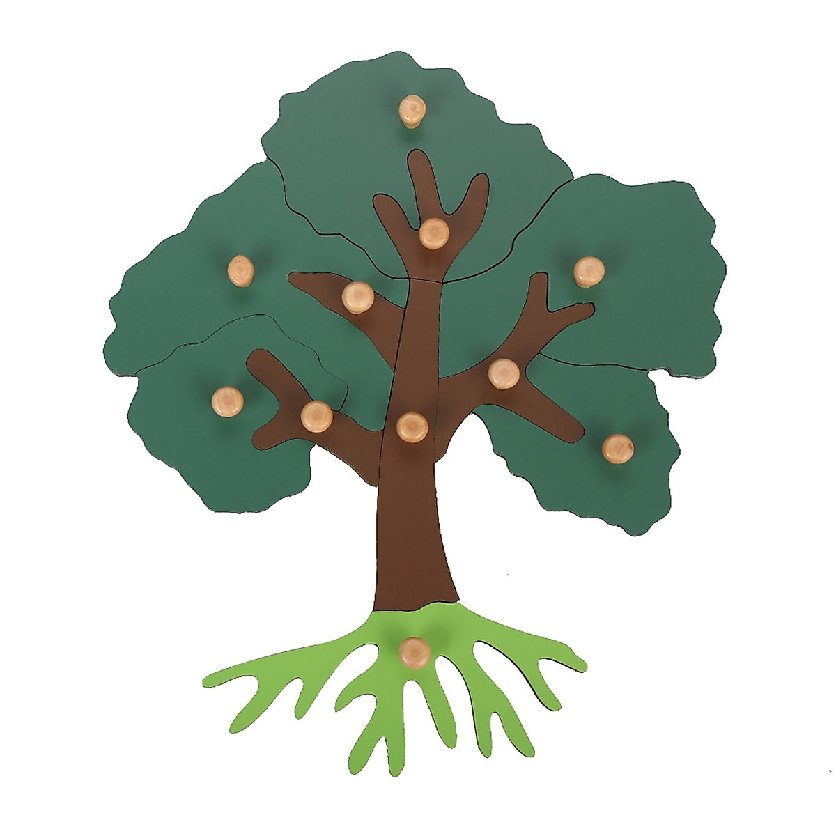 MEYOR Montessori Tree Puzzle for Early Preschool Education Learning Toy