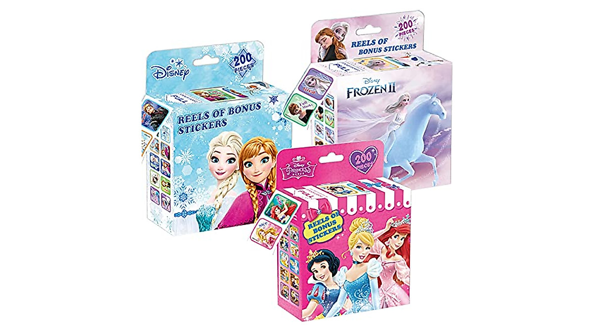 Frozen Kids Sticker Pack - 600 Waterproof Self-Adhesive Labels