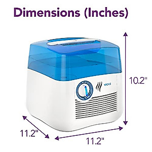 Vicks V3900 Cool Mist Humidifier, Medium Room, Humidifier for Baby and Kids Rooms, Bedrooms and More