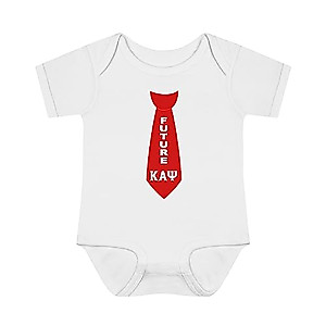 Greekgear Future Kappa Alpha Psi Onesie White 18 Months