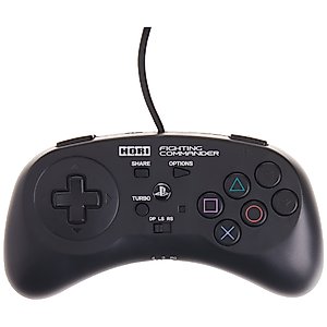 HORI Fighting Commander for PlayStation 4 & 3 Officially Licensed by Sony - PlayStation 4