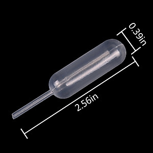 Buytra 250 Pack 4ml Plastic Cupcake Pipettes Liquor Injector Disposable Transfer Pipettes Eye Dropper for Chocolate, Strawberry, Food